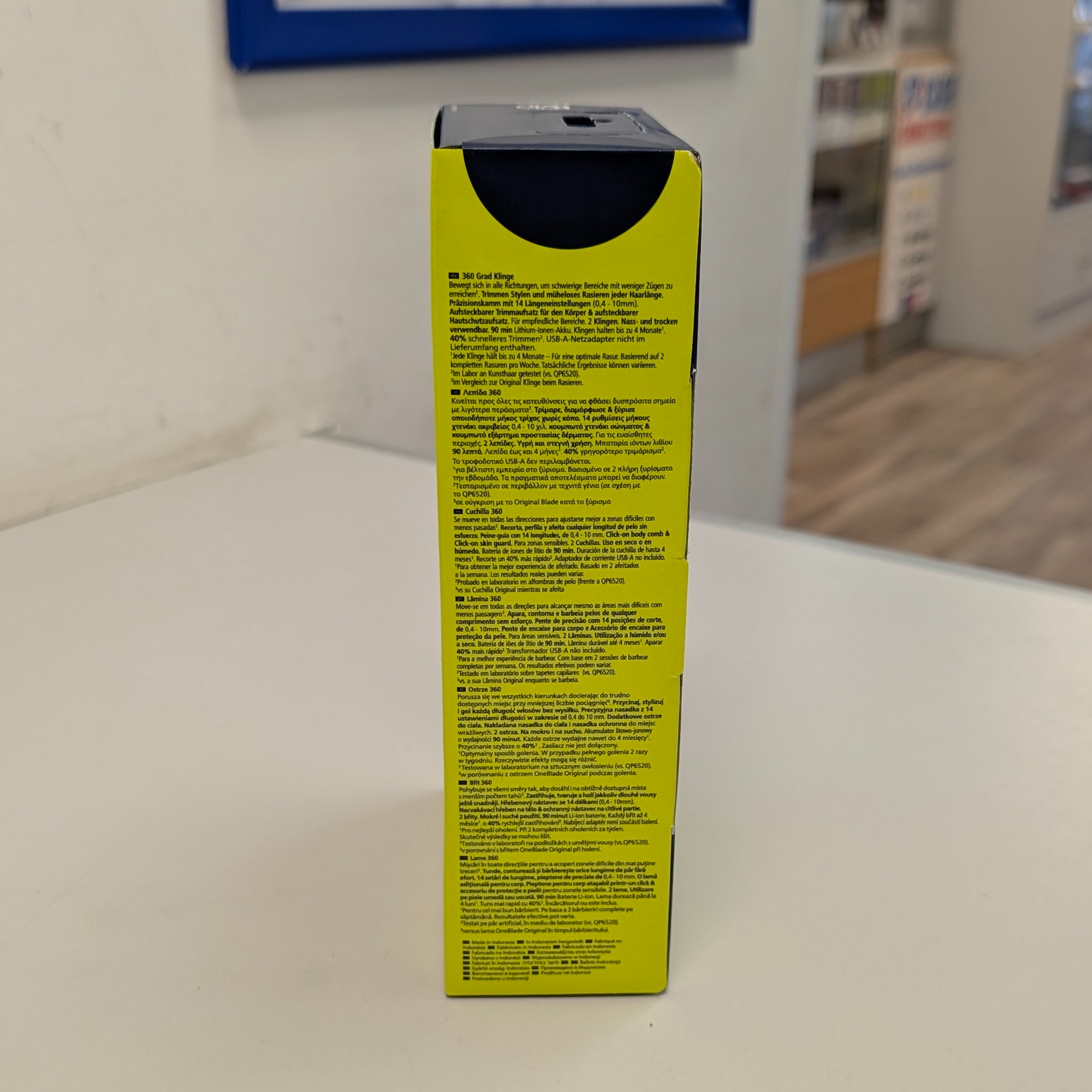 New Philips OneBlade Pro 360 for Face & Body Trim Edge Shave 14 In 1 ...